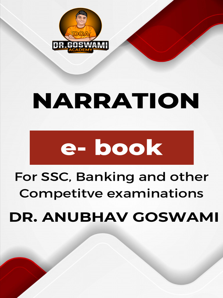 Narration For Banking and SSC | PDF