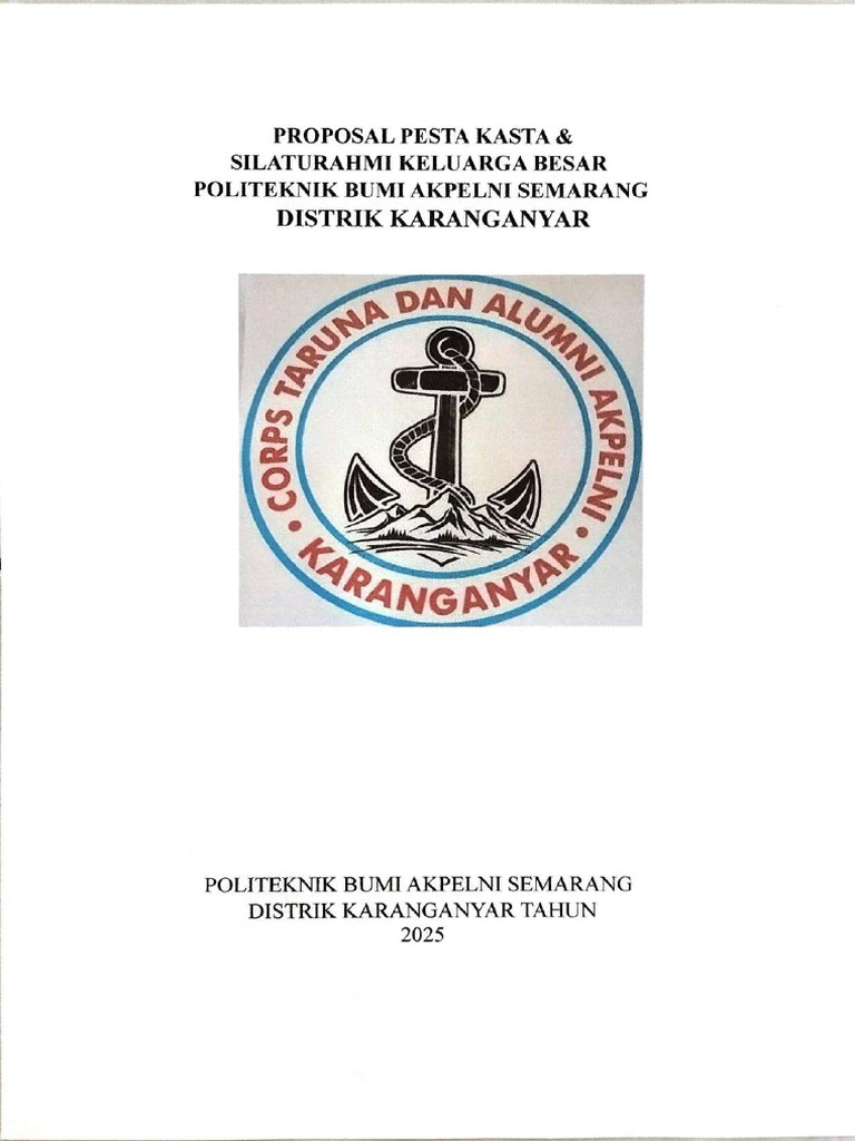 Proposal pesta kasta 2025 | PDF