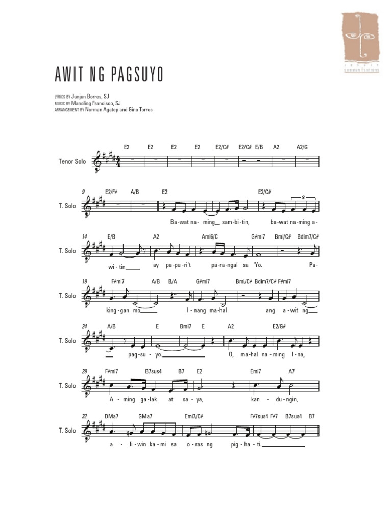 Awit NG Pagsuyo | PDF