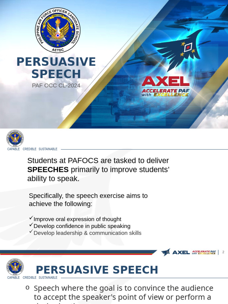 Persuasive Speech 2024 | PDF | Public Speaking | Rhetoric