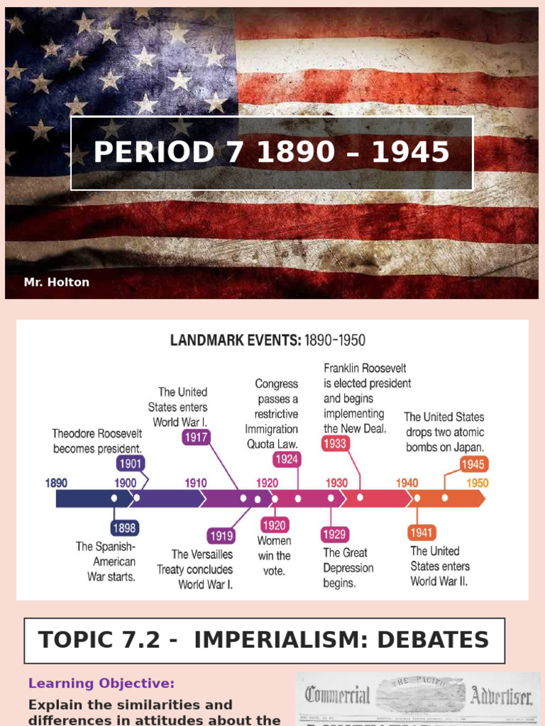 APUSH - Period 7 - Lecture PPT (2025) | PDF | Progressivism In The ...