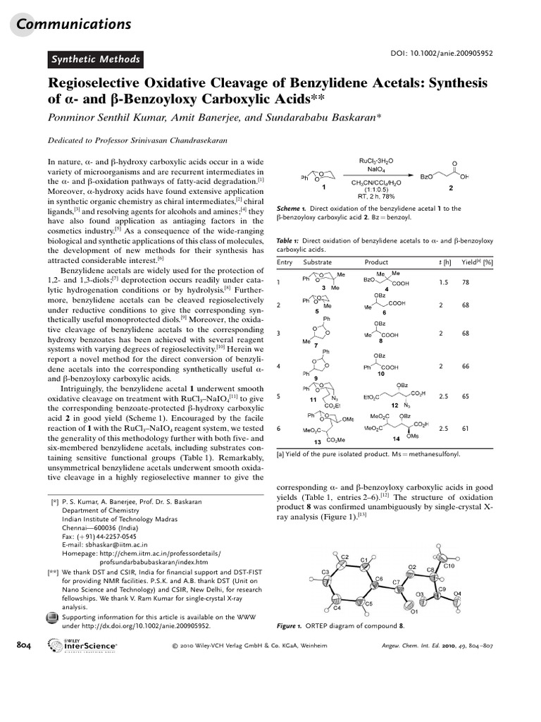 Angew Chemie - Ponminor - Senthil - Amith | PDF | Chemical Substances ...