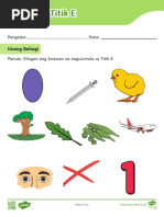 Marungko Worksheet - Titik R | PDF