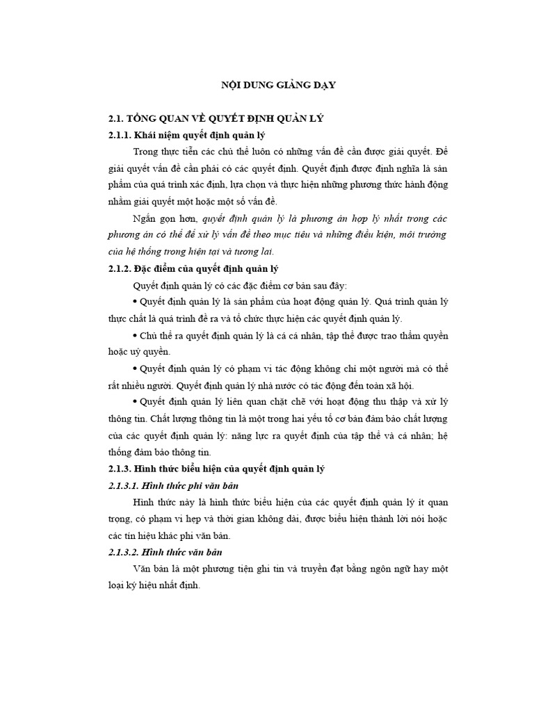bai-2-ra-quyet-dinh-quan-ly-mon-quan-ly-hoc-dai-hoc-kinh-te-quoc-dan-83544 | PDF