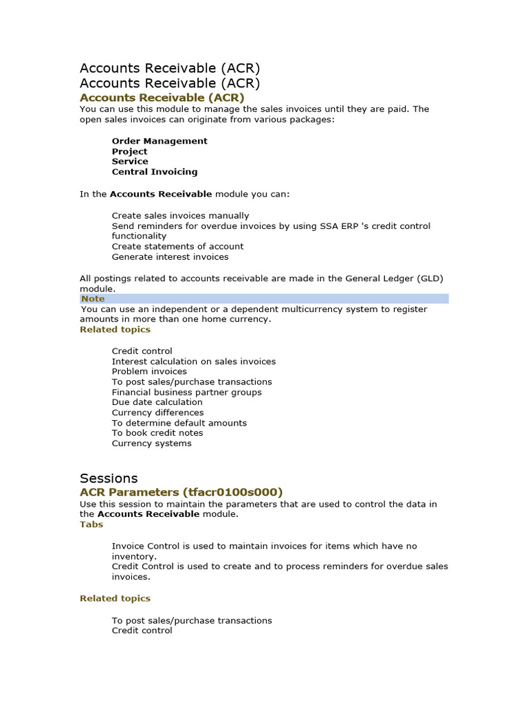 11 Accounts Receivable | PDF | Debits And Credits | Invoice
