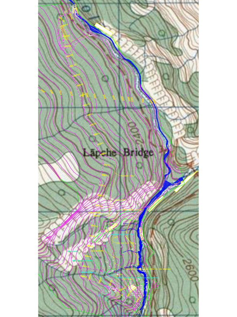 Preliminary Layout of Waterway On Topo | PDF