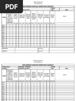 Fire Hydrant Monthly Inspection Checklist | PDF