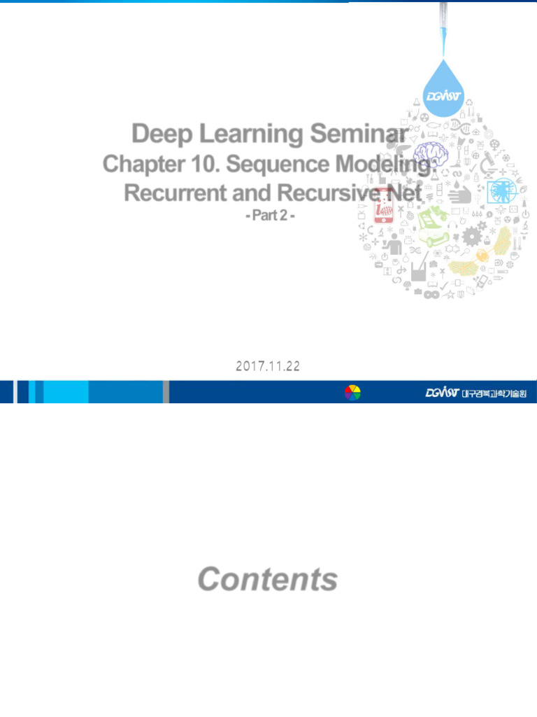 10. Chap 10-2 Sequence Modeling Recurrent and Recursive Net-Hyun-Lim Yang | PDF | Networks ...