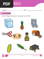 Marungko Worksheet - Titik R | PDF