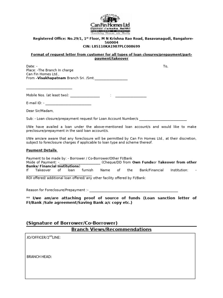 Closure Letter Format | PDF