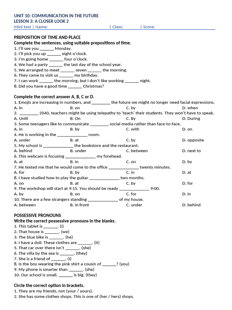 G8 Unit 10 Lesson 3 | PDF