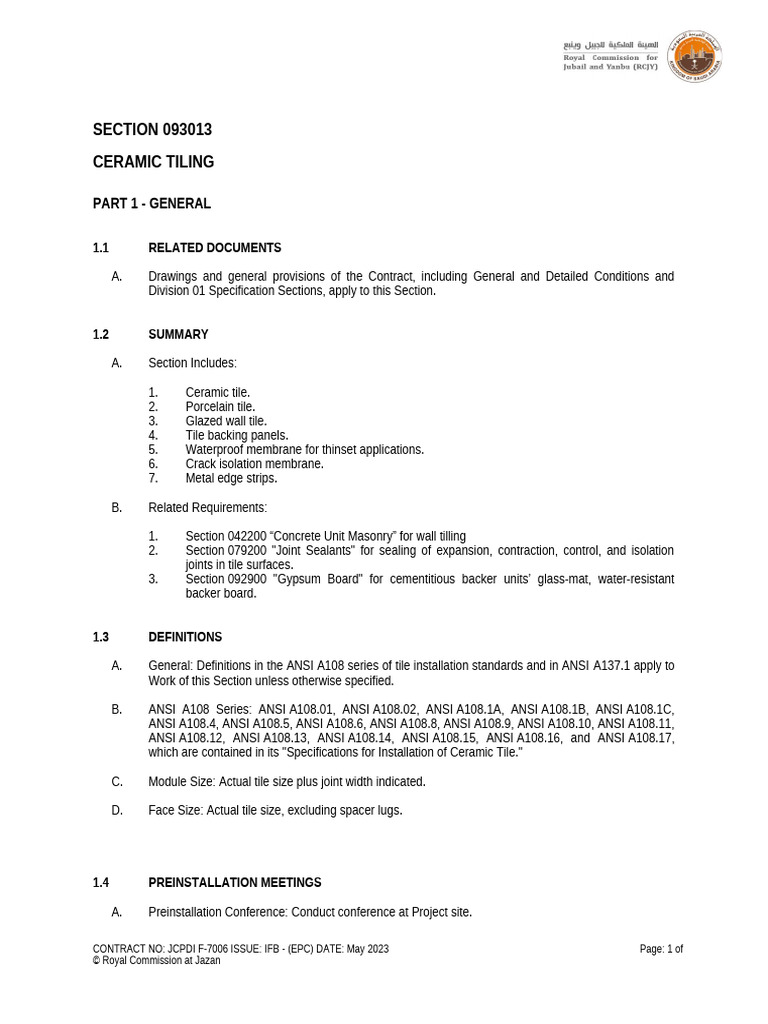 Ceramic Tiling | PDF | Tile | Concrete