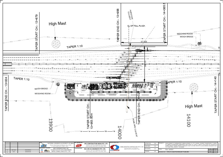 Toll Layout (Ambala-Banur VRC) 18-03-2025 | PDF | Road Infrastructure ...