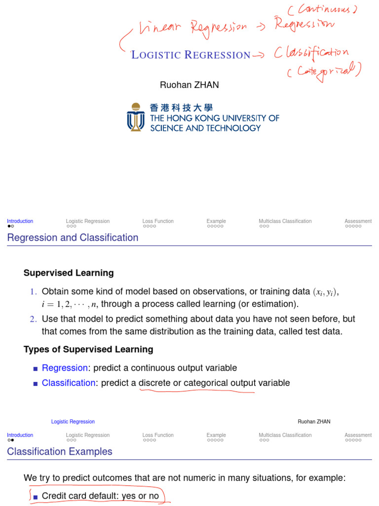 Understanding Logistic Regression Basics | PDF | Receiver Operating Characteristic | Statistical ...
