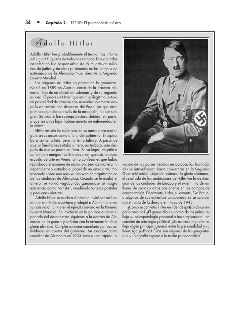 Psicología del liderazgo de Hitler | PDF | Adolf Hitler | Alemania nazi