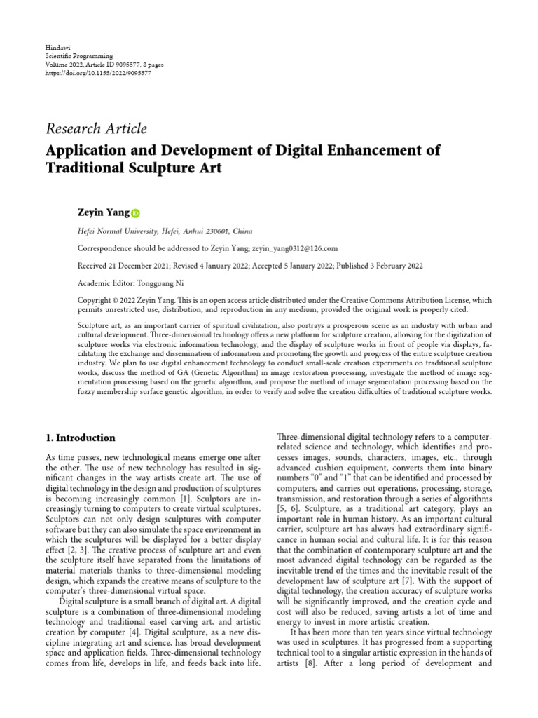 Application and Development of Digital Enhancement | PDF | Image ...