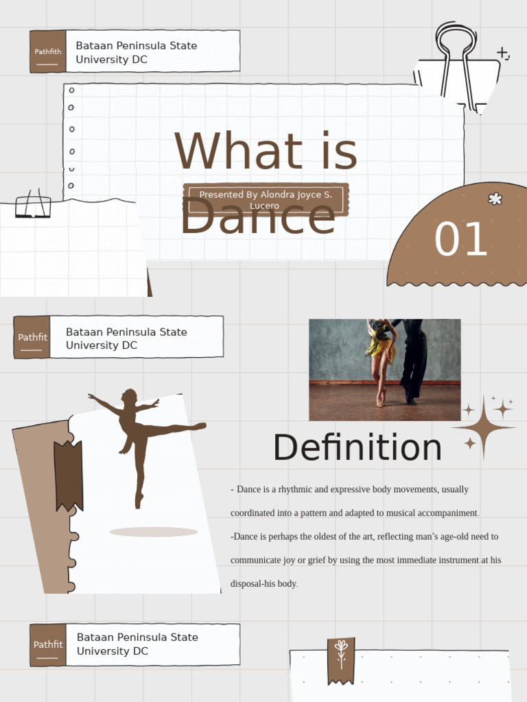 Beige and Brown Scrapbook Ballet Group Project Presentation | PDF ...