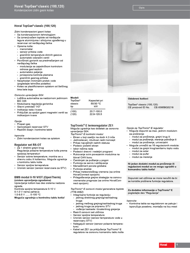 TopGas Classic 100120 Katalog | PDF