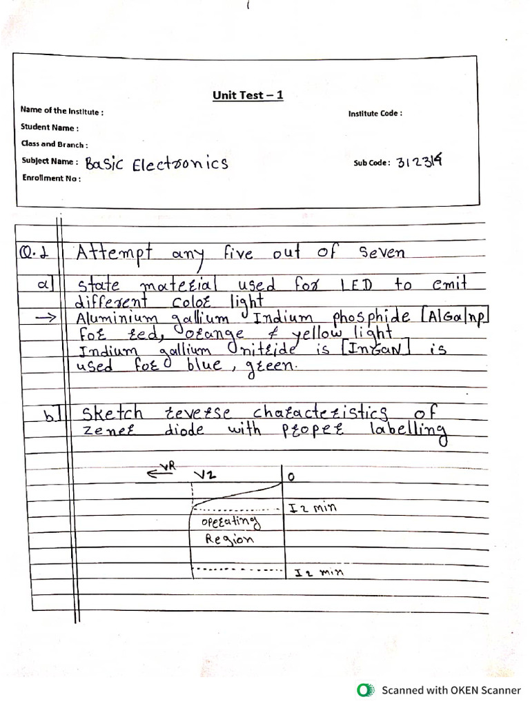 Basic Electronics- BEL-312314 | PDF