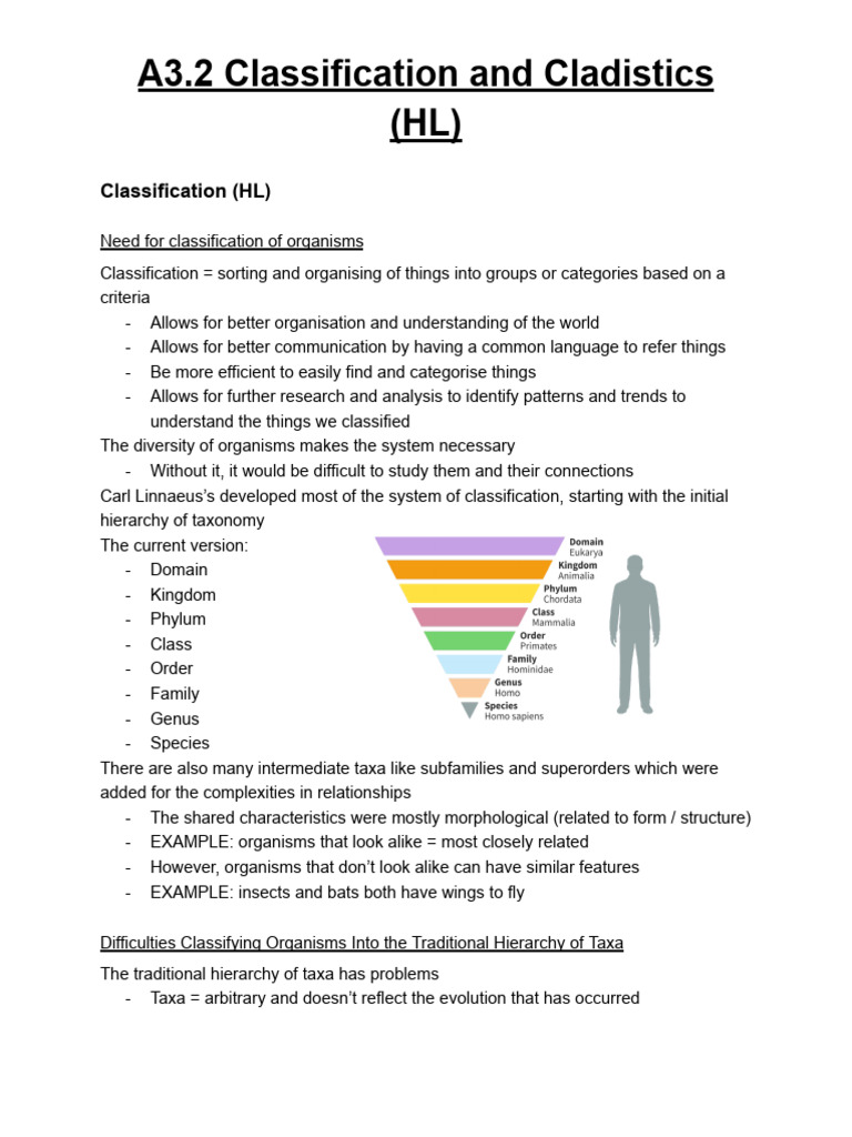 Cladistics: Classification and Evolution | PDF | Evolution | Nucleic ...