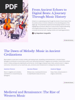 Musical Periods Timeline | PDF | Classical Music | Musicology