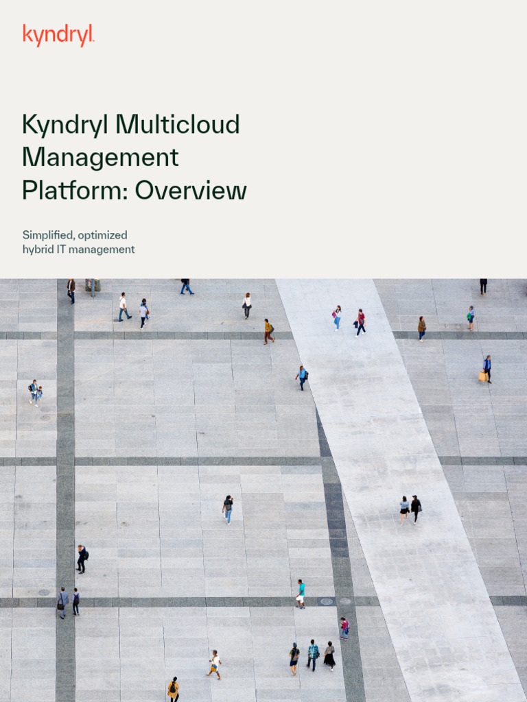 Kyndryl Multicloud Management Platform Overview | PDF | Cloud Computing | Information Technology