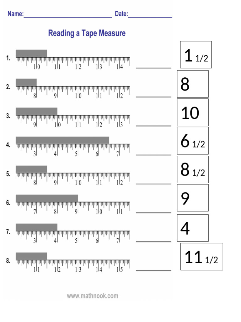 Tape Measure Half Inch v1 | PDF