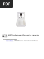 Egg Incubator User Manual PDF | PDF