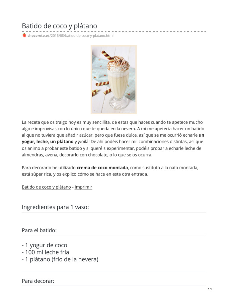 Chocoreto - Recetas Blog Anterior | PDF | Tarta de queso | Crema