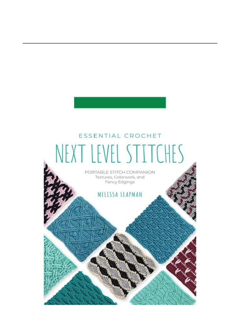 Essential Crochet Stitches Guide | PDF