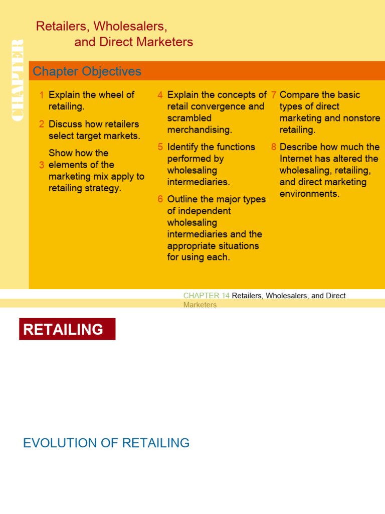 Retailing Wholesaling and Direct Marketing | PDF | Retail | Direct ...