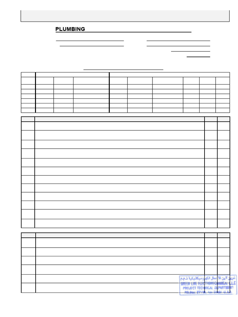 Wi 06-01 Plumbing Pump Set Commissioning Report | PDF | Pump ...