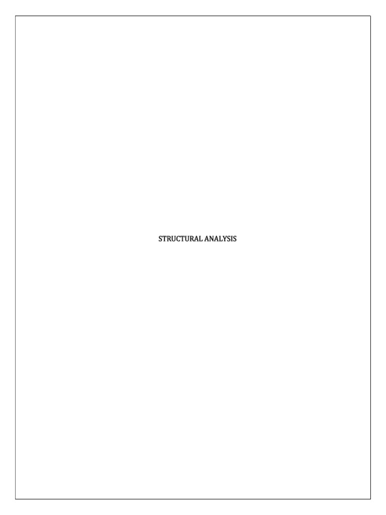 Structural Analysis | PDF