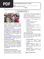 Mapa Conceptual Diversidad Cultural | PDF | Interculturalidad ...