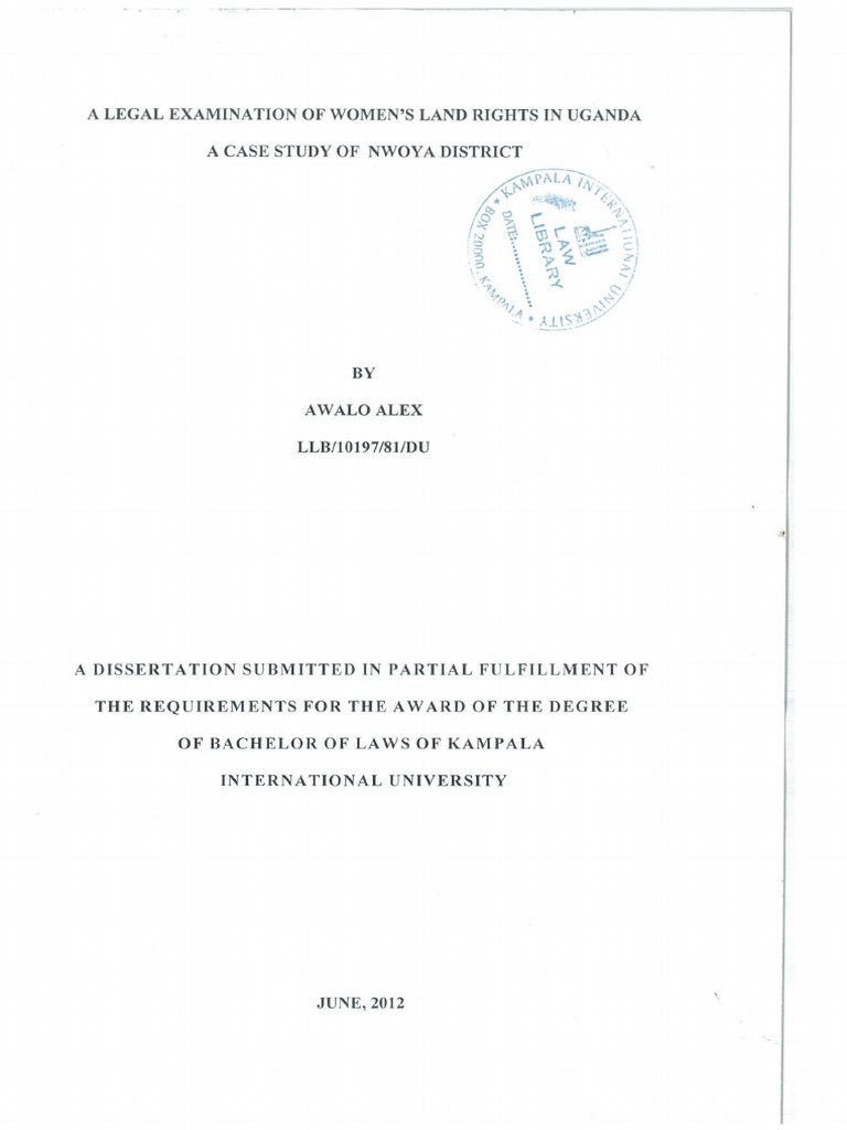 Awalo | PDF | Women's Rights | Discrimination & Race Relations