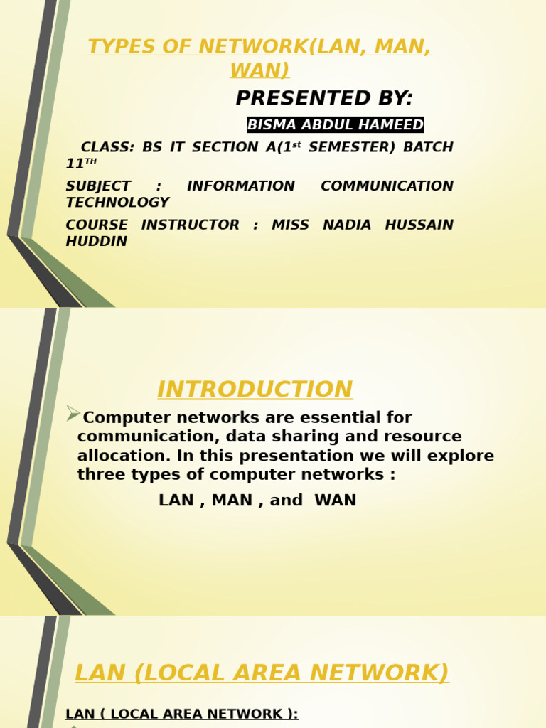 of Types of Networks | PDF