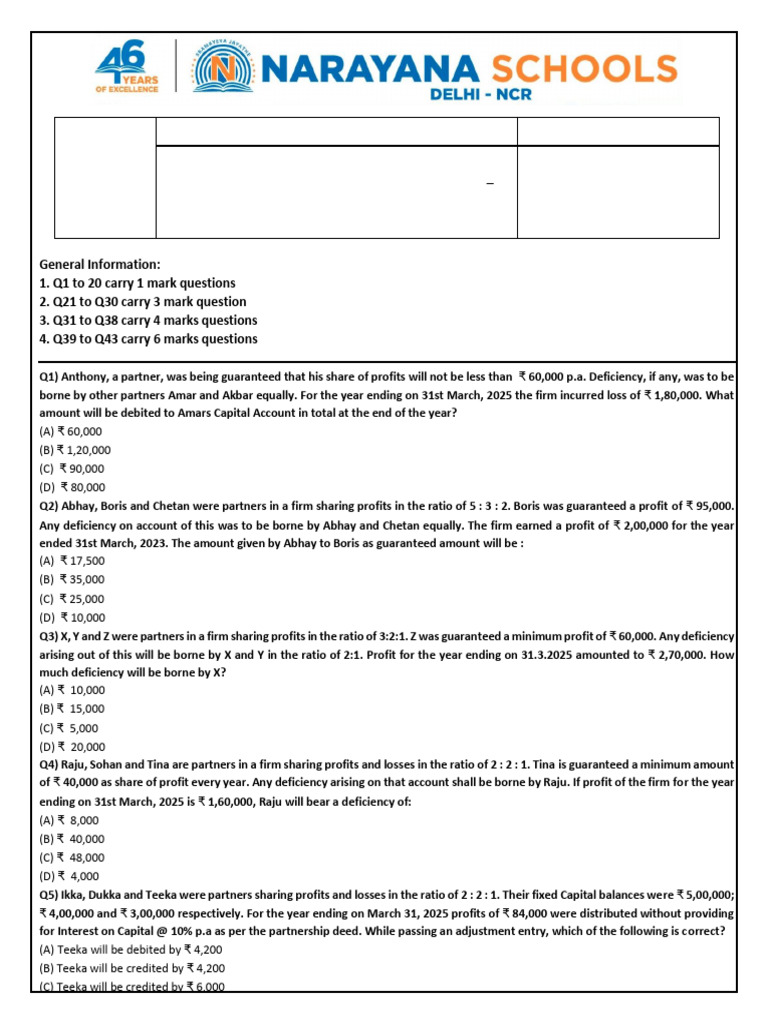 Accountancy Worksheet 2 | PDF | Goodwill (Accounting) | Investing