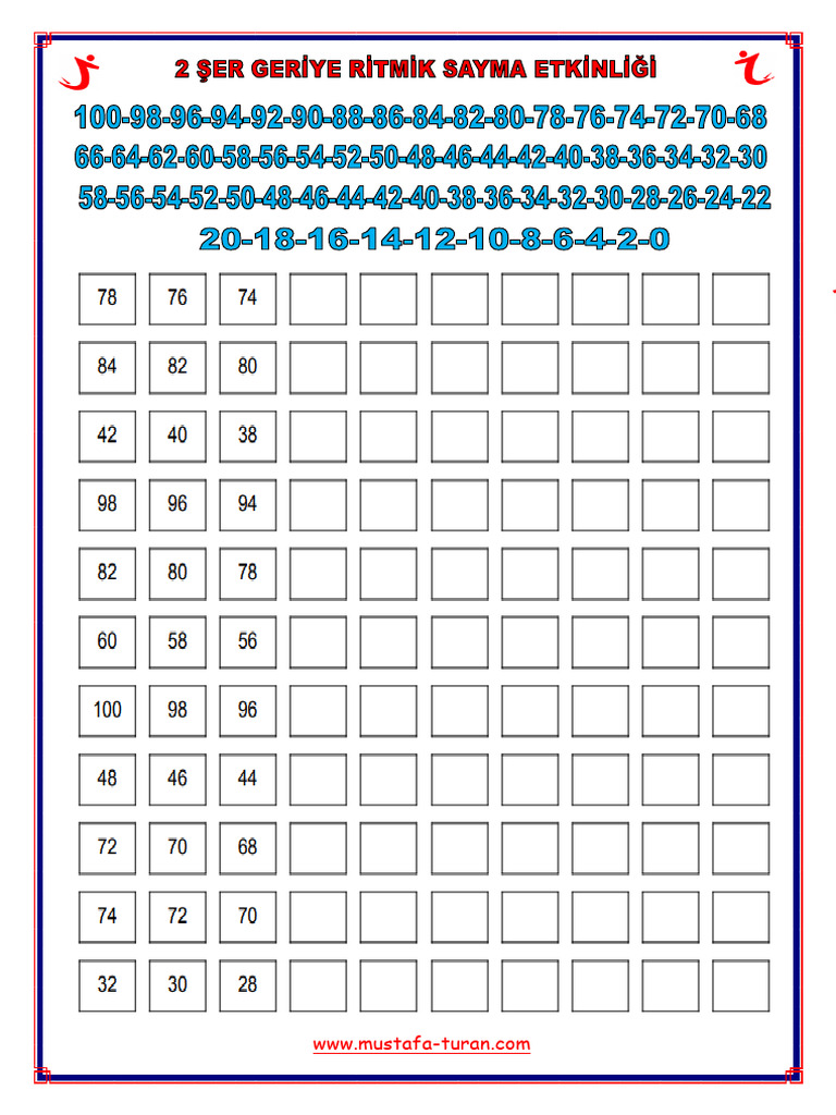 412-SER-GERIYE-RITMIK-SAYMA-7 | PDF