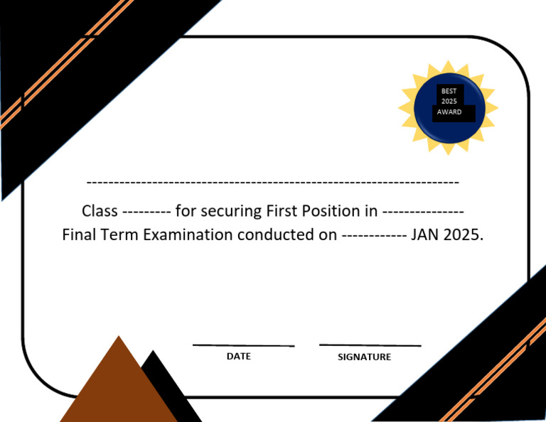 certificate sample | PDF