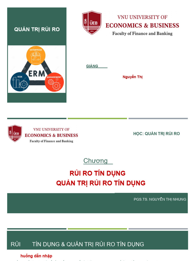 Quan Tri Rui Ro - 2025 - PDF - Chuong 2 - Rui Ro Tin Dung & Quan Tri ...