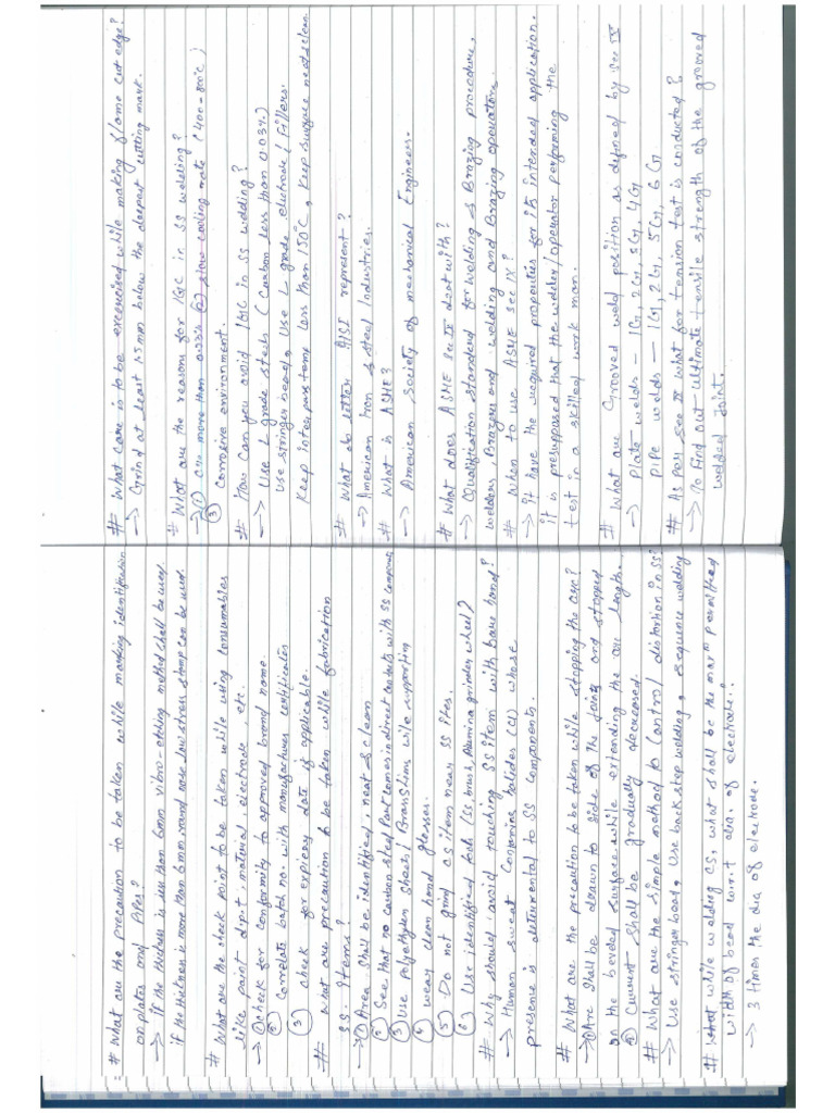 ARAMCO Interview Note - Pg-17 | PDF