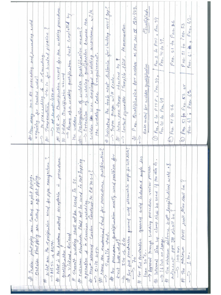 ARAMCO Interview Note - Pg-20 | PDF