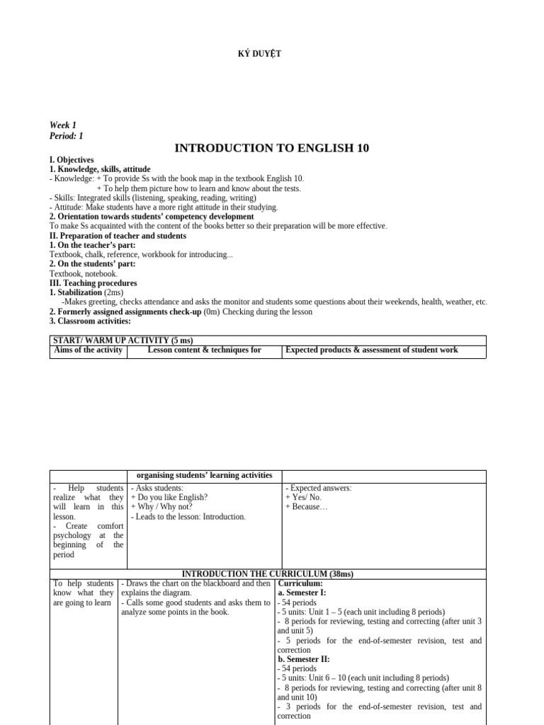 WEEK 1- ENGLISH 10 | PDF