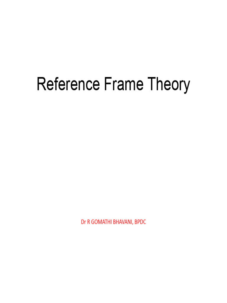 Reference Frame theory-RGB | PDF | Inductance | Electrical Network