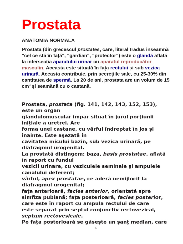 Prostata Lectia | PDF