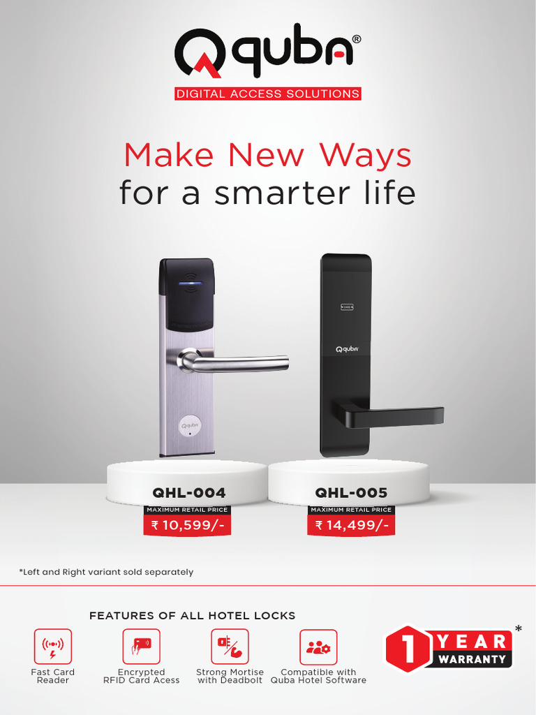 A4 Hotel Locks Leaflet 3 in One FINAL 2025 | PDF | Computer Engineering ...