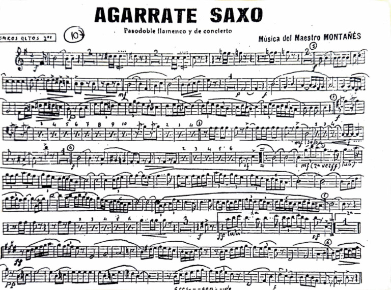 Agarrate Saxo | PDF