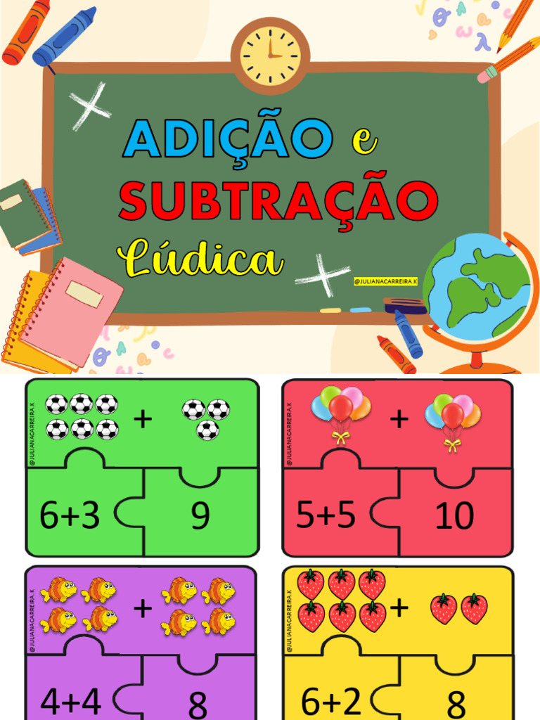 Atividades Lúdicas de Adição e Subtração | PDF