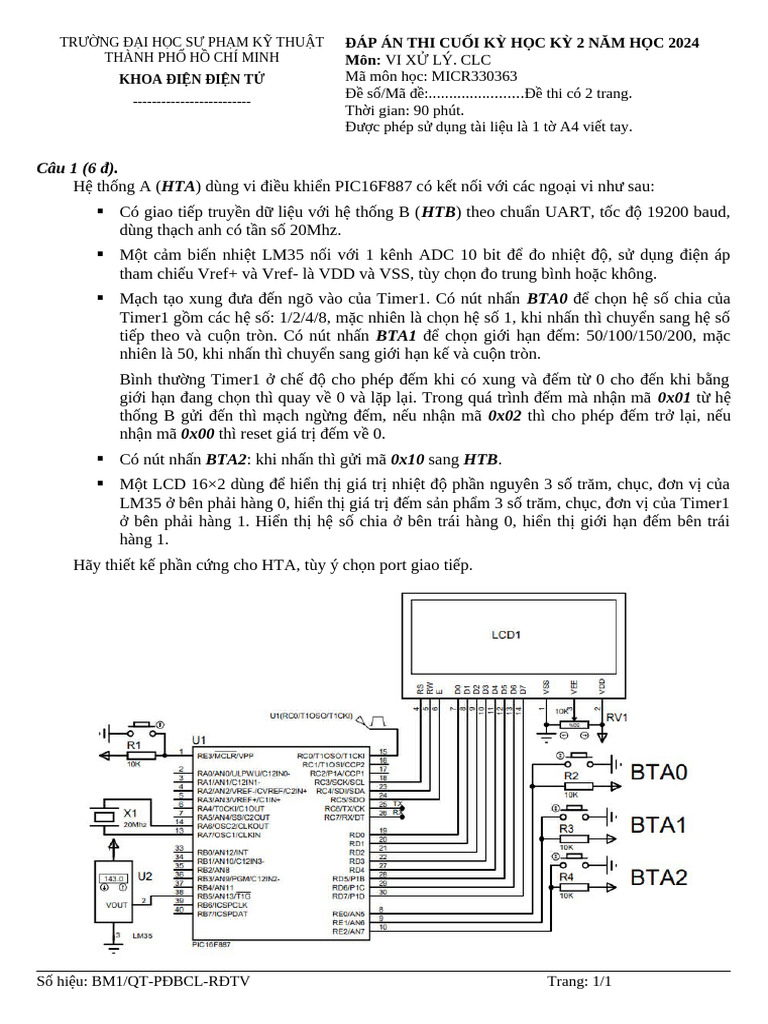 DTCN 309 VXL Truong 05 2024 HK1 CLC CSL1 | PDF