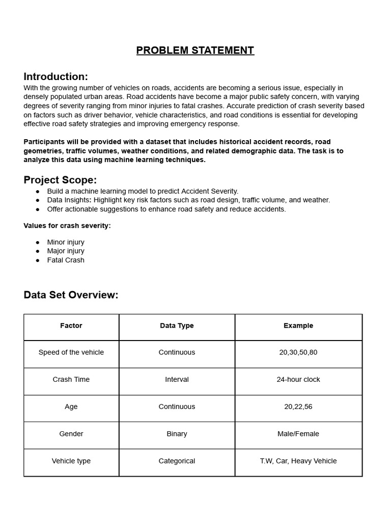 Predicting Road Accident Severity with ML | PDF | Traffic Collision | Road